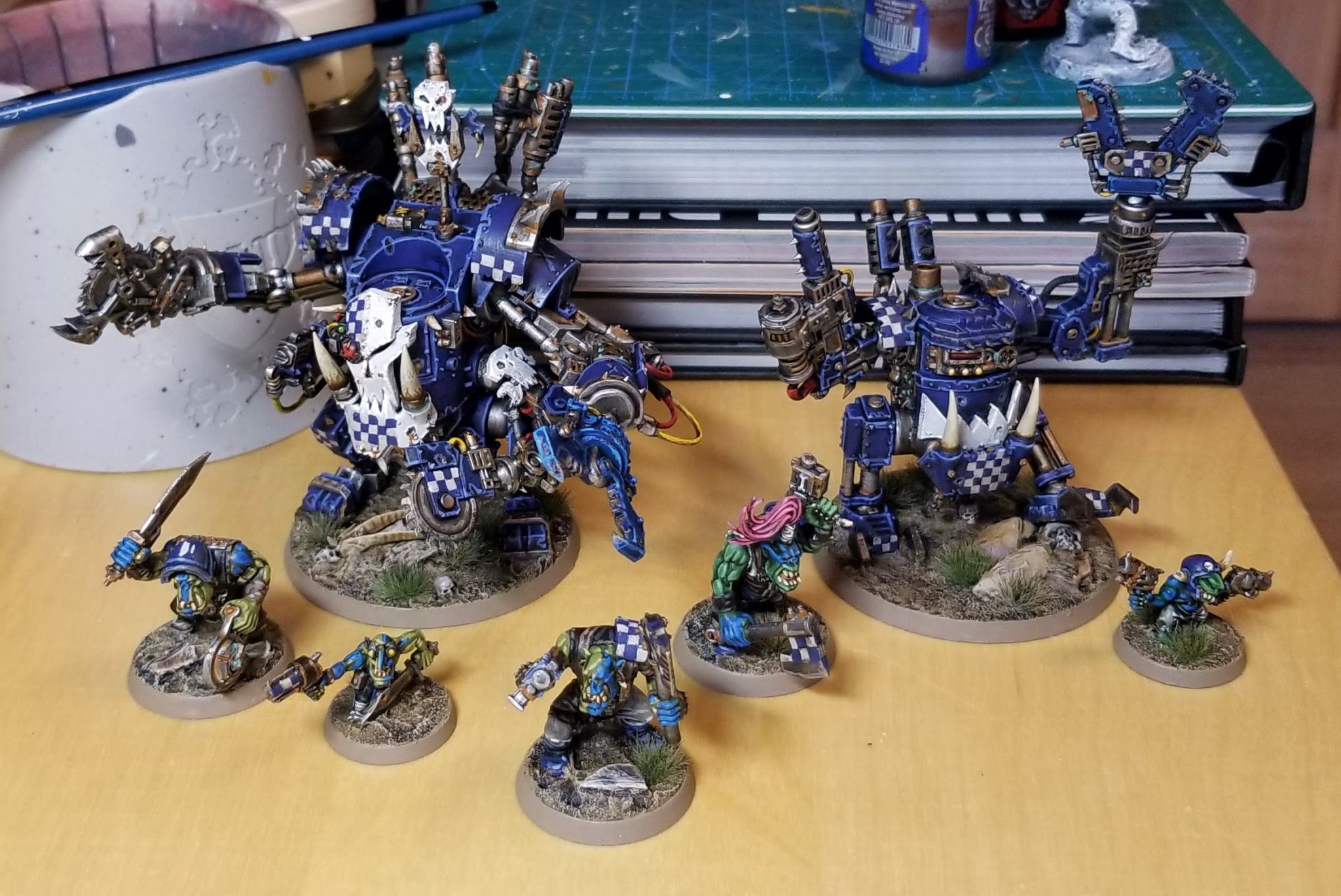 My Warhammer 40k Deathskulls Ork army – Yore