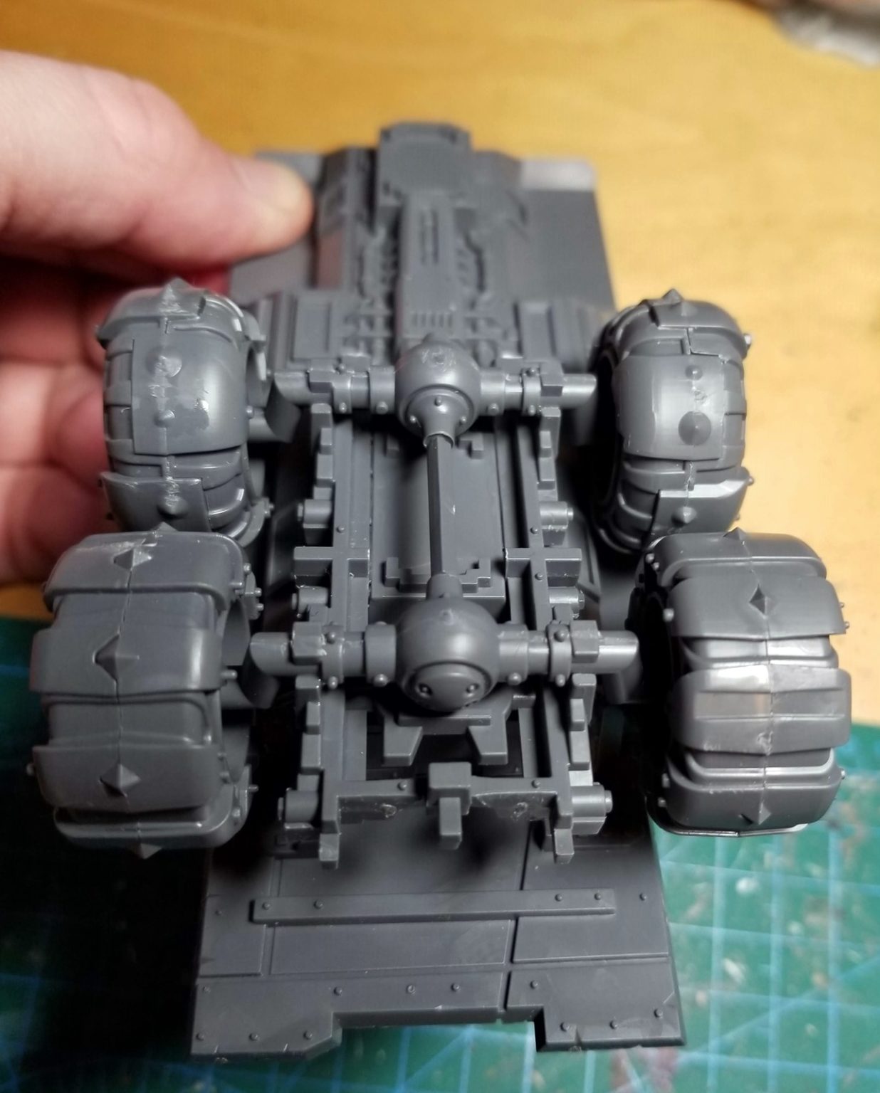 Converting a looted Taurox Prime into an Ork Trukk, part 1 – Yore